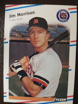JIM MORRISON TIGERS 1988 FLEER BASEBALL CARD #65 | eBay