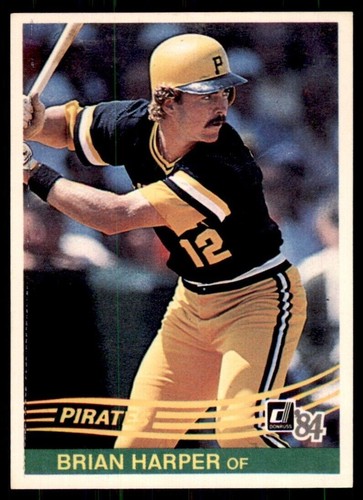 1984 Donruss Brian Harper . Pittsburgh Pirates #142 | eBay