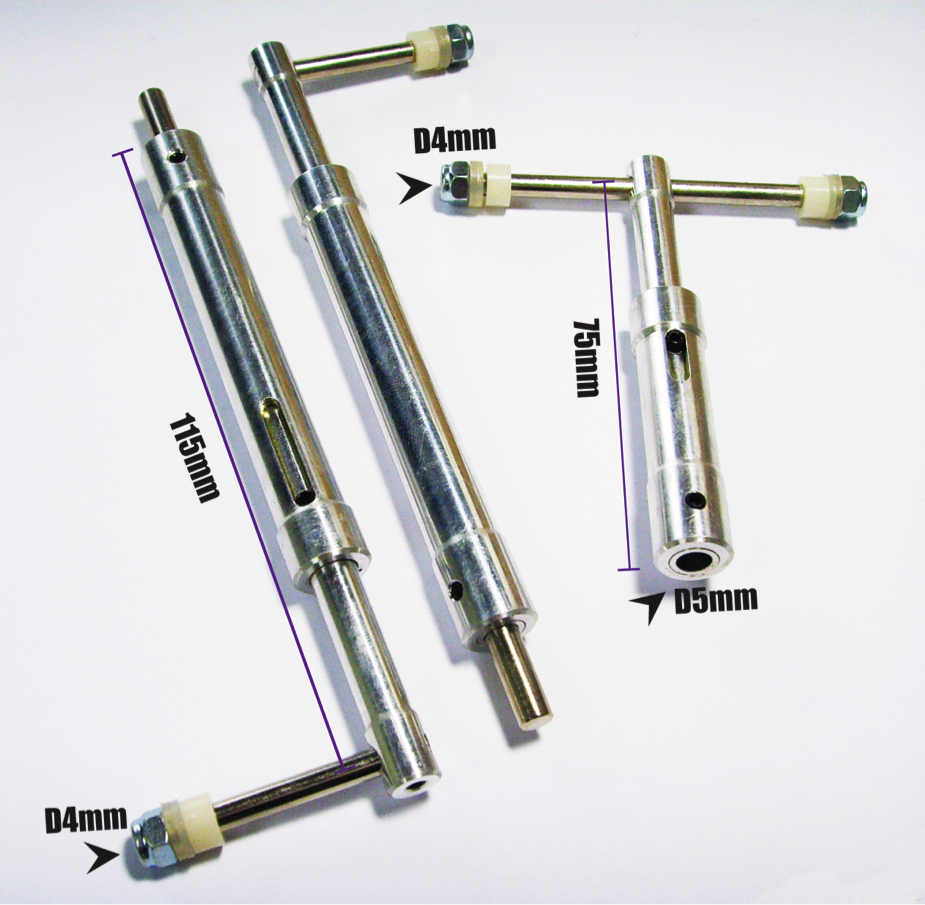 115mm 40-60 Aluminum Oleo Struts Set RC Model Plane Landig Gear with ...