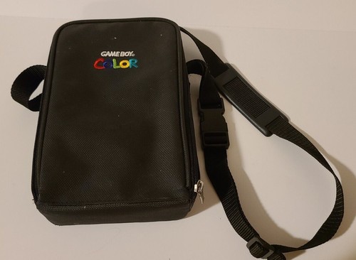 Nintendo Gameboy Color Travel Carrying Case Bag Zipper Pouch Shoulder ...