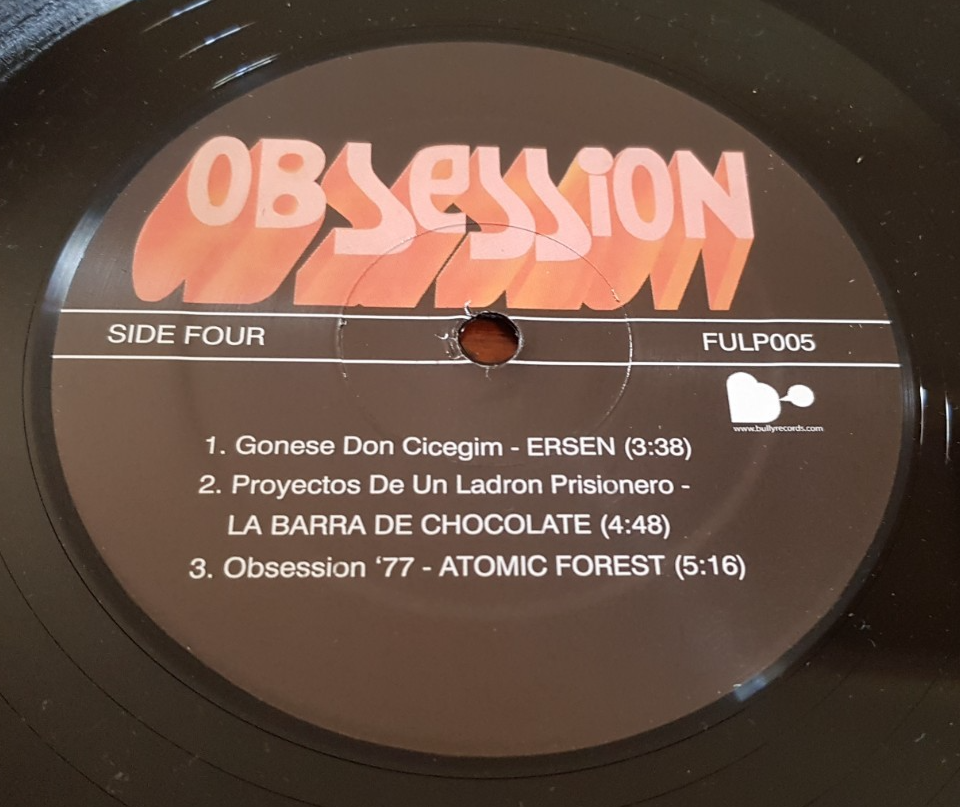 Obsession 2LP EXCELLENT Bully ATOMIC FOREST Flavio Kurt ERSEN FULP005 ...