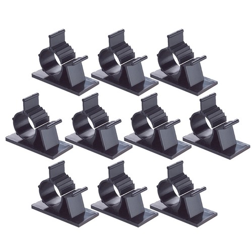 100 Pcs Cable Holders Self-adhesive Clamp Clips Household Fixation ...
