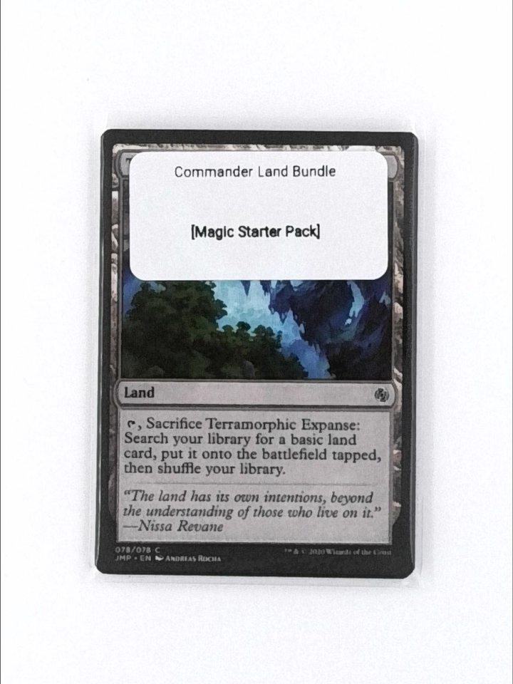 Commander Land Bundle Set EDH Deck Staples Lot MTG Mana Kit Magic The ...