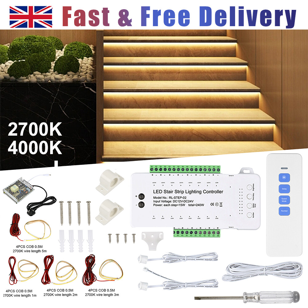 Automatic Led Stair Lighting Are Dark Stairs Causing You Concern? Our