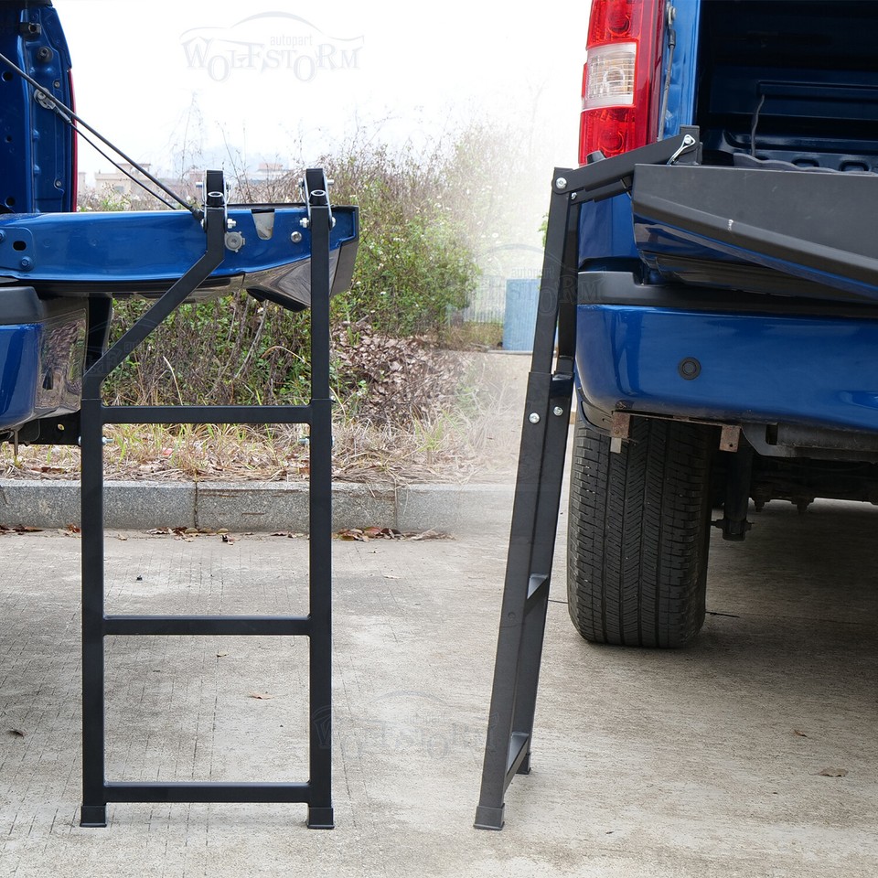 Universal Tailgate Ladder Adjustable Rear Gate Step Ladders for Pickup ...