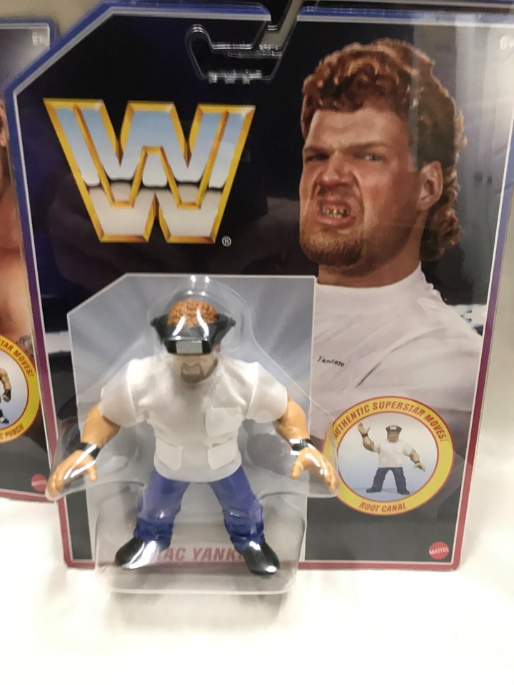 WWE MOC Mattel Retro Isaac Yankem AKA KANE Wave 6 New WWF Figure | eBay