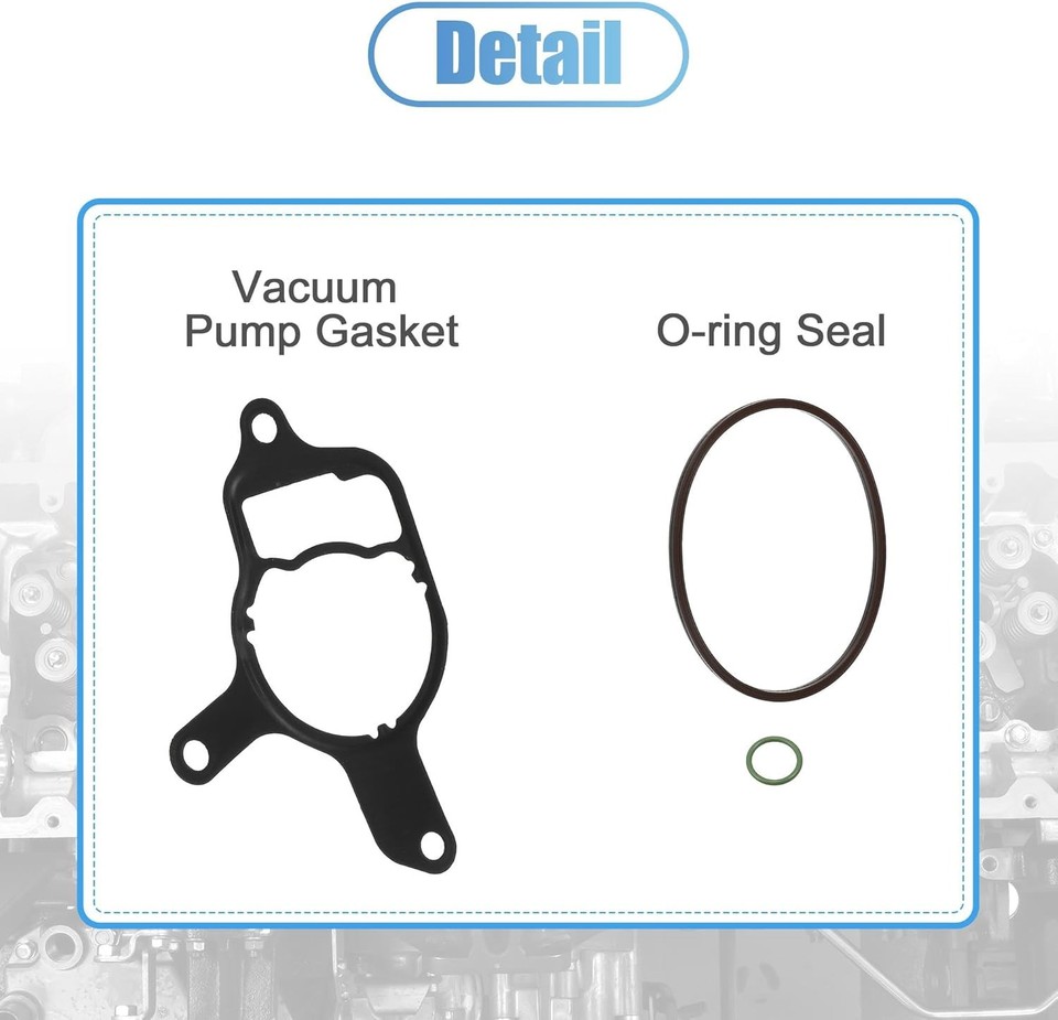 2.5L Vacuum Pump Rebuild Seal Kit Gasket Power Steering Pump Rebuild ...