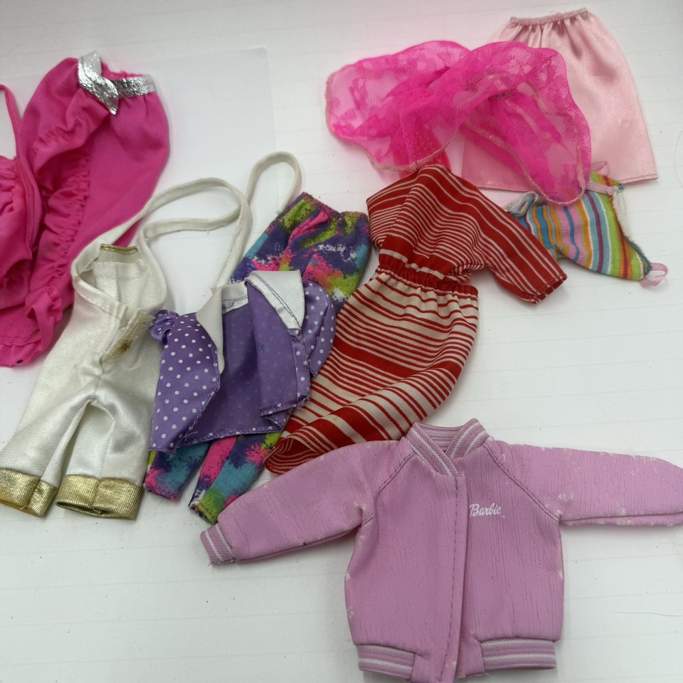 Vintage Barbie 1980's-1990's Clothing Lot Doll Clothes Mixed Lot Mattel ...