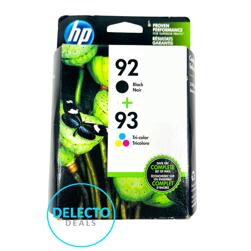 GENUINE HP 92 Black & 93 Color Ink Cartridges for HP6310 C3150 C3180 ...