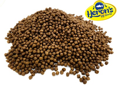 HERONS 2kg Koi Growth Pellets 3mm 4.5mm 6mm PREMIUM POND FISH FOOD ...