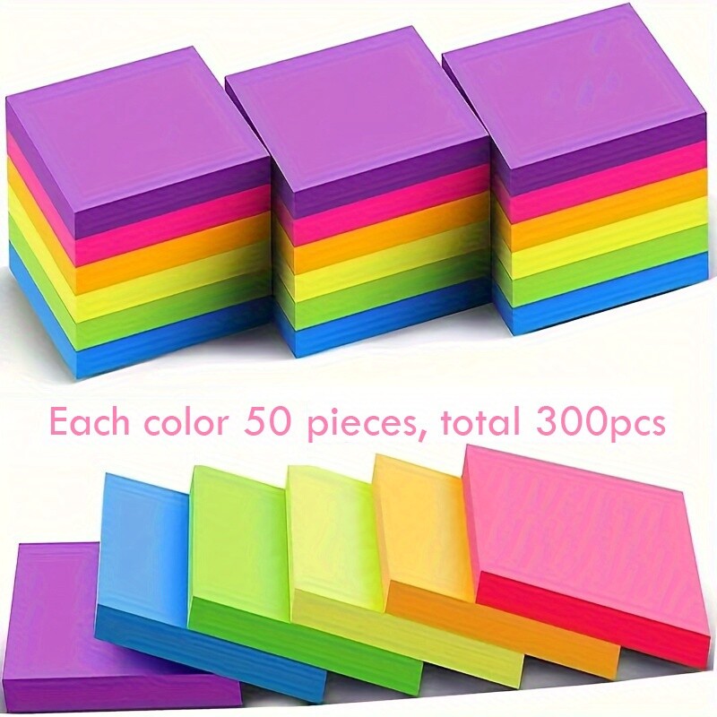 Post It Notes Pop-Up, Sticky Notes 300pcs Bright Colors Student/Office ...
