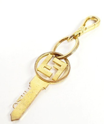 FENDI Key Motif Keychain – Key Ring / Bag Charm - Authentic Fashion ...