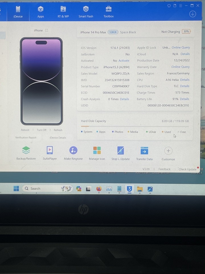 Apple iPhone 14 Promax Chassis With Battery Parts Motherboard | eBay UK