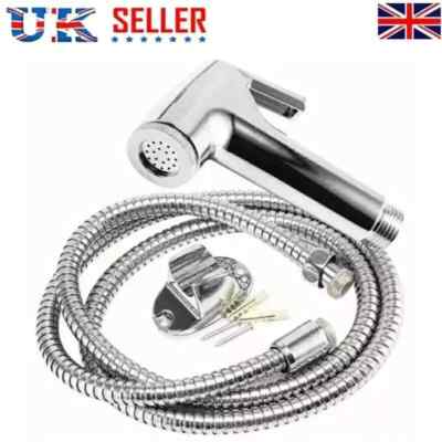 Chrome Muslim Shower Head & Hose Bidet Spray Tap - Hygienic Handheld ...