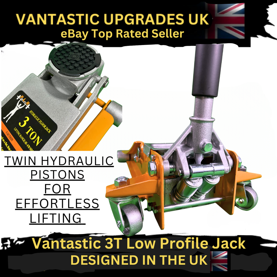 LOW ENTRY 3 TON TROLLEY JACK SUPPLIED WITH 1X SILL & 1X NON-SLIP SADDLE ...