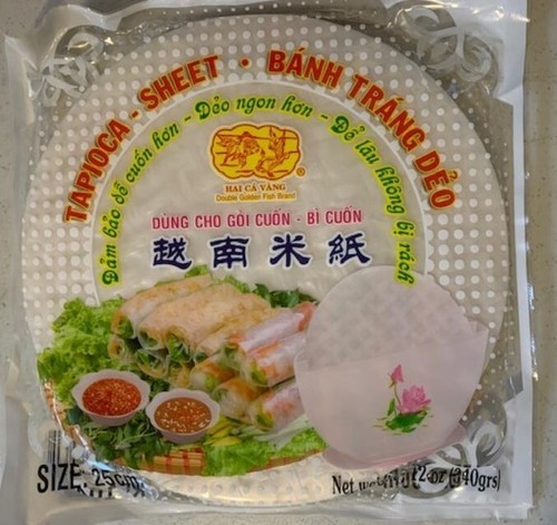 Spring Roll Rice Paper Skin Wrapper Thin Double 8 1/2" - (12 oz.) | eBay