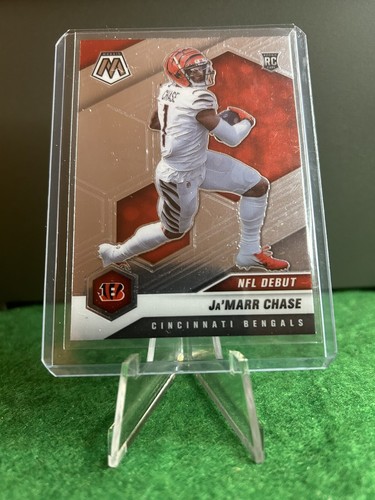 Ja’Marr Jamarr Chase NFL Debut Rookie Card RC 2021 Panini Mosaic ...