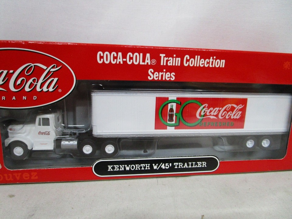 Athearn HO Scale Coca-Cola Coke Kenworth Truck & 45' Trailer Set #3 NOS ...