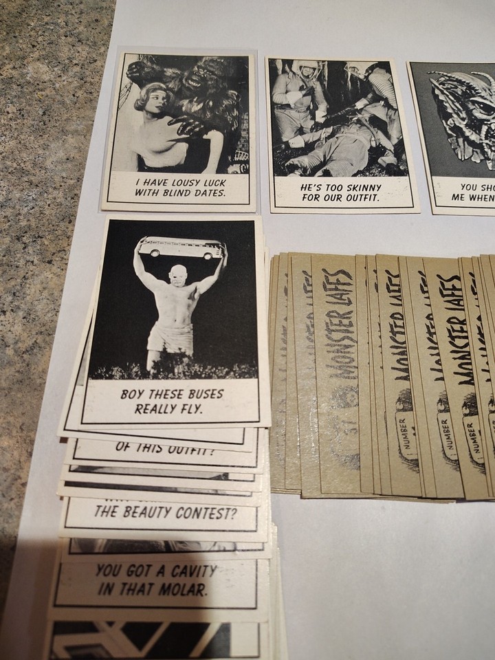 1966 TOPPS MONSTER LAFFS COMPLETE 66 CARD SET #2 | eBay