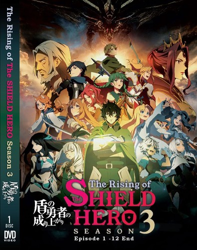 *ANIME* DVD THE RISING OF SHIELD HERO SEASON 3 VOL.1-12 END ENGLISH ...