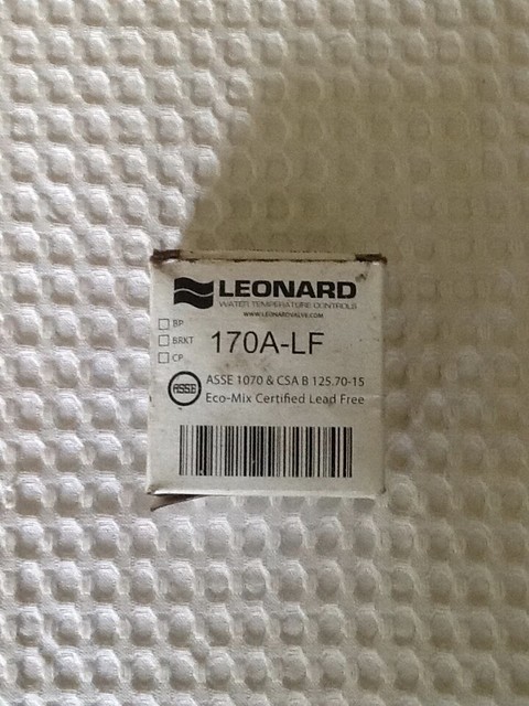 Leonard Exposed Point of Use Mixing Valve 170A-LF for sale online | eBay