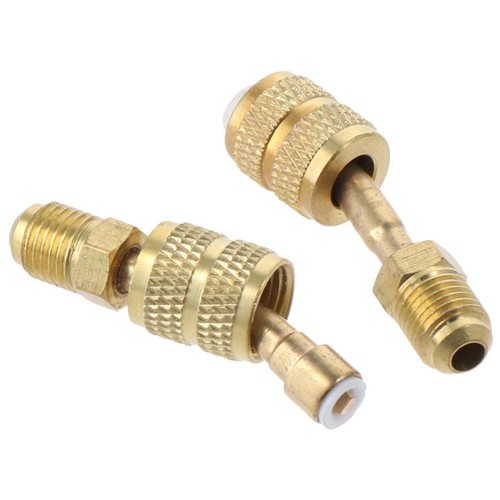 2pcs SAE Female R410A Adapter 1/4 inches Adapter Mini Split Adapter ...