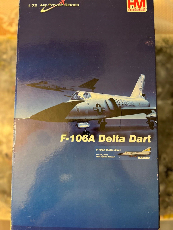 Hobby Master 1/72 HA3602 F-106A Delta Dart 5th FIS "Spitten Kittens ...