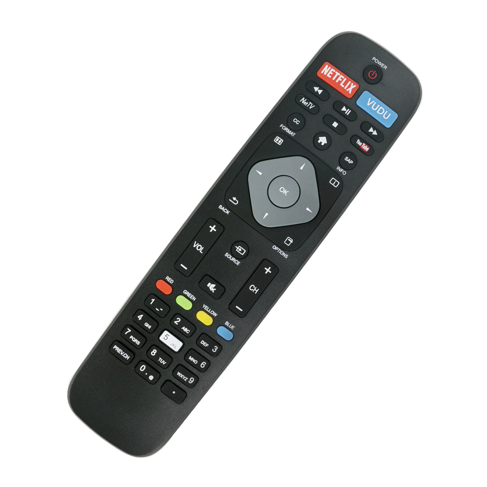 New TV Remote Control for Philips 55PFL6902/F7 65PFL5602 65PFL6902/F7 ...