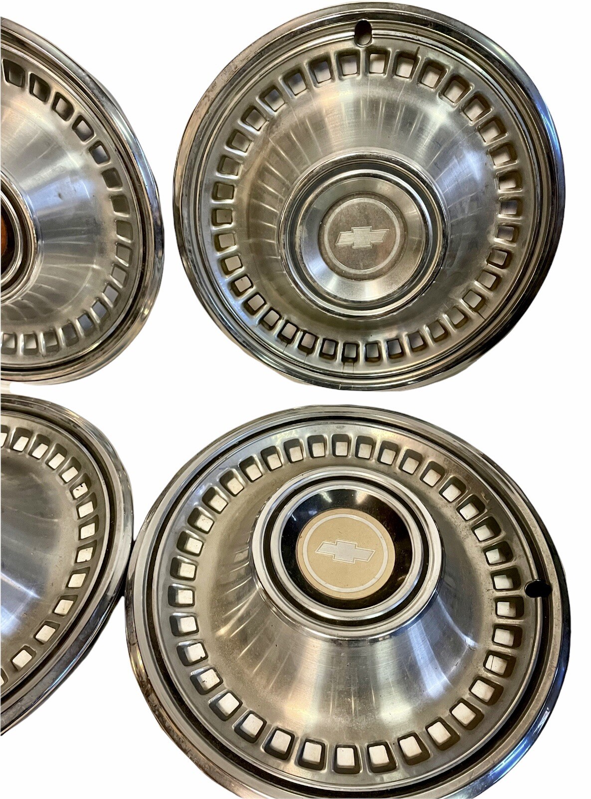 Lot Of 4 Chevrolet Hub Caps 15" Wheel Covers 1971 1972 Chevy Hubcaps | eBay