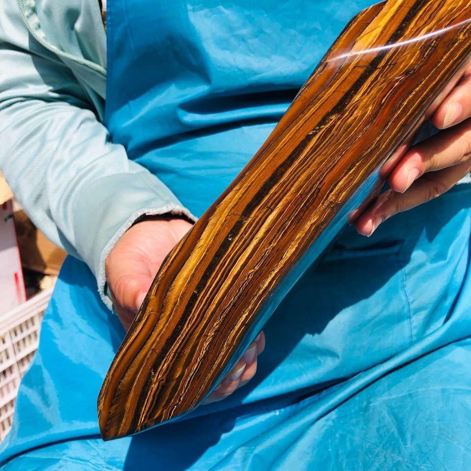 8.71LB Natural tiger's-eye rough raw stone rockspecimen madagascar ...