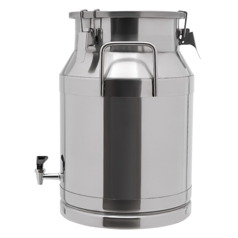 30L Milk Jug Wine Pail Bucket Stainless Steel Oil Milk Can Container 7. ...