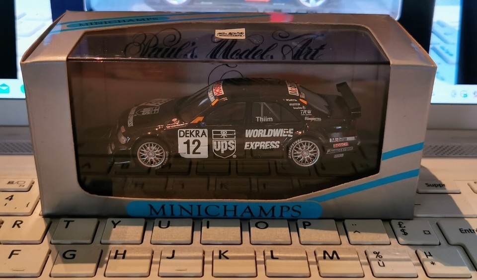 Minichamps Mercedes C-Class Team AMG - DTM 1996 - New Box - Scale 1/43 ...