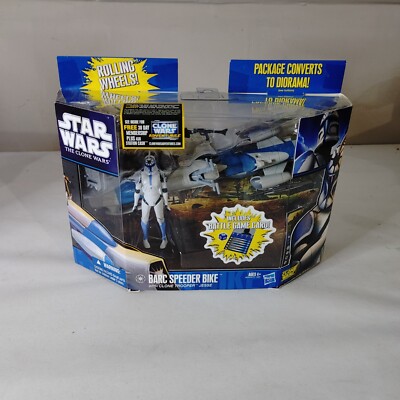 BARC Speeder Bike with Clone Trooper Buzz 2009 STAR WARS The Clone Wars ...