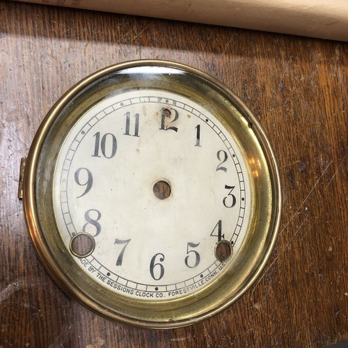 Vintage Sessions Mantle Clock Winding Face & Bezel Glass PARTS REPAIR ...