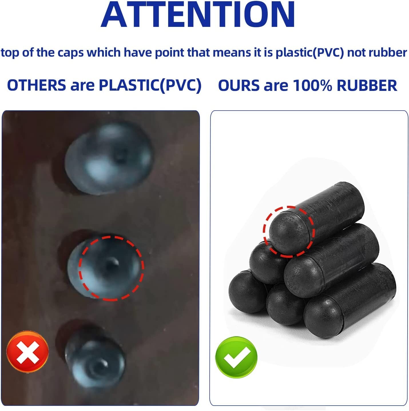 Rubber Vacuum Caps Plug Kit 102 PCS Assorted Vacuum Plugs Hose End Caps ...