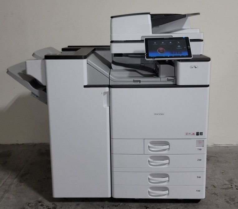 Color Copier Ricoh MP C6004 Finisher 55 ppm MP C6004 Meter under 15k | eBay