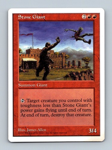 Magic The Gathering MTG - Stone Giant - 5th Edition 1997 | eBay