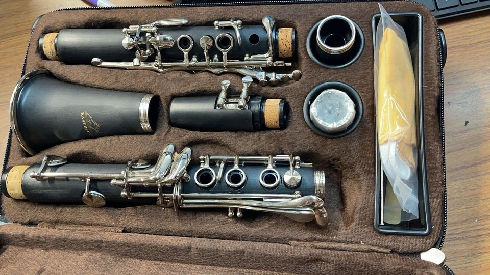 EastRock Bb Clarinet, 17 Nickel Keys, Beginner Student Clarinet (OPEN ...