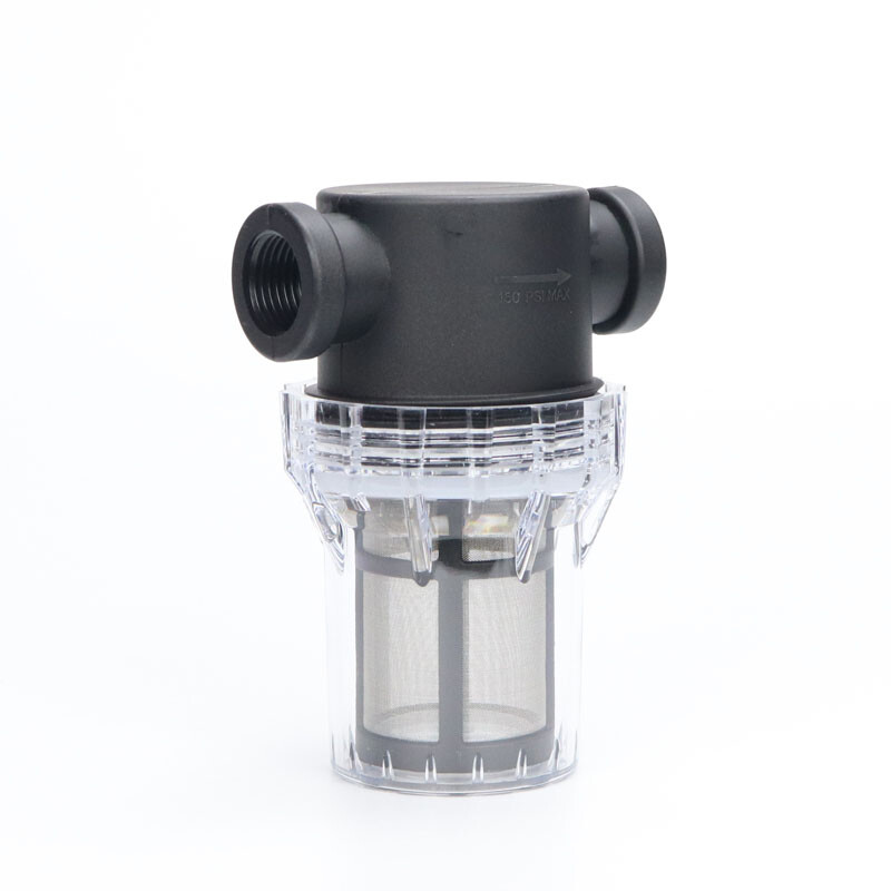 3/4" 1/2" 1" Inline Mesh Strainer Water Pump High Flow Pipeline Filter ...