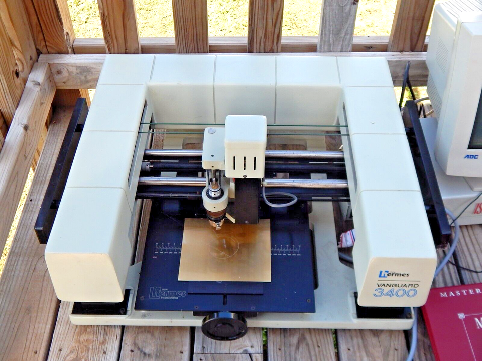 New Hermes Vanguard 3400 computerized engraving CNC machine with ...