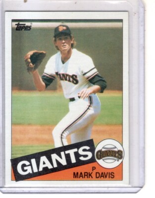 1985 Topps - #541 Mark Davis San Francisco Giants baseball card | eBay