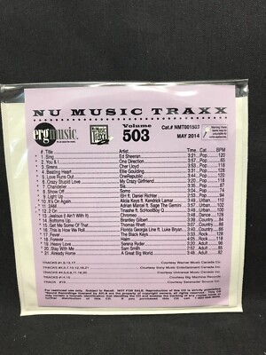 Nu Traxx - Music Volume # 503 | eBay