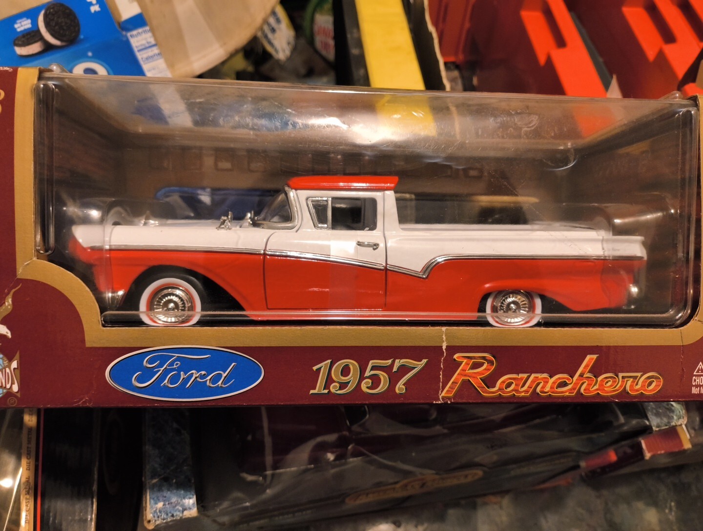 Road Signature 1957 Ford Ranchero Red/White Die Cast 1:18 Scale New ...