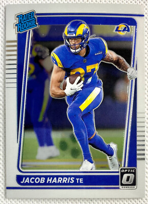 2021 Donruss Optic Football Jacob Harris Rated Rookie Card 238 Los ...