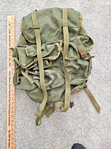 Vintage Nylon Green Fastex Army Combat Field Pack - Backpack - Alice ...