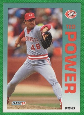 Ted Power - 1992 Fleer #416 - Cincinnati Reds Baseball Card | eBay