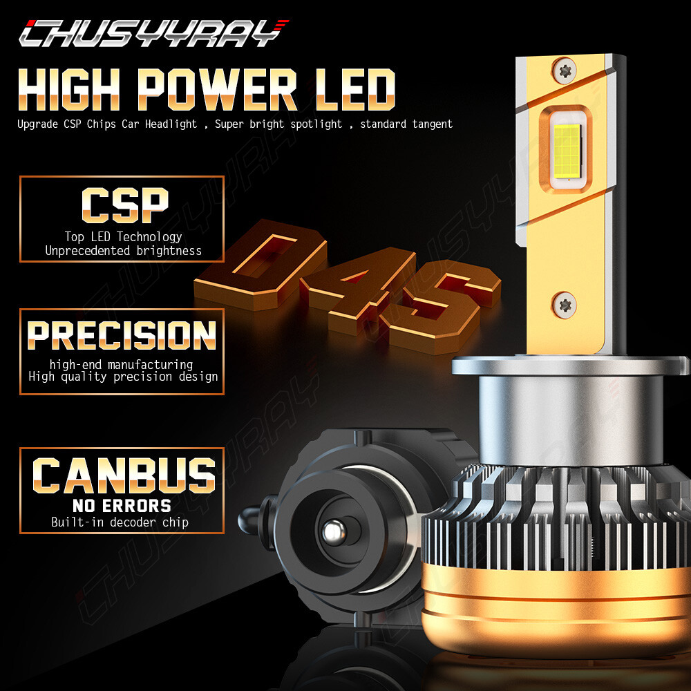 180W D2S D2R LED Headlight Bulbs Replace HID Xenon Super White ...