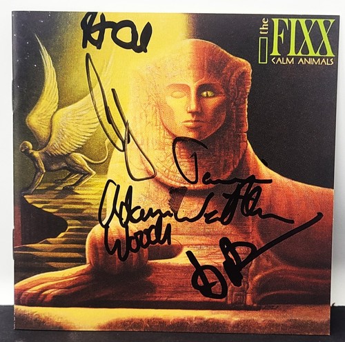 THE FIXX Signed CD Cover "Calm Animals" 5 Signature | eBay