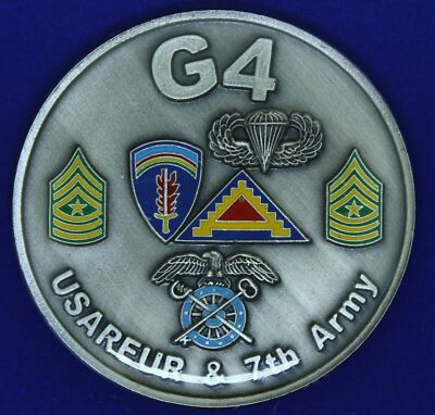 US Army 7th USAREUR G4 Seargeant Major Rosemarie T. Caraballo Challenge ...
