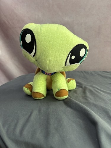 Littlest Pet Shop LPS 2007 Turtle Plush Toy Stuffed Animal Blue/Green ...